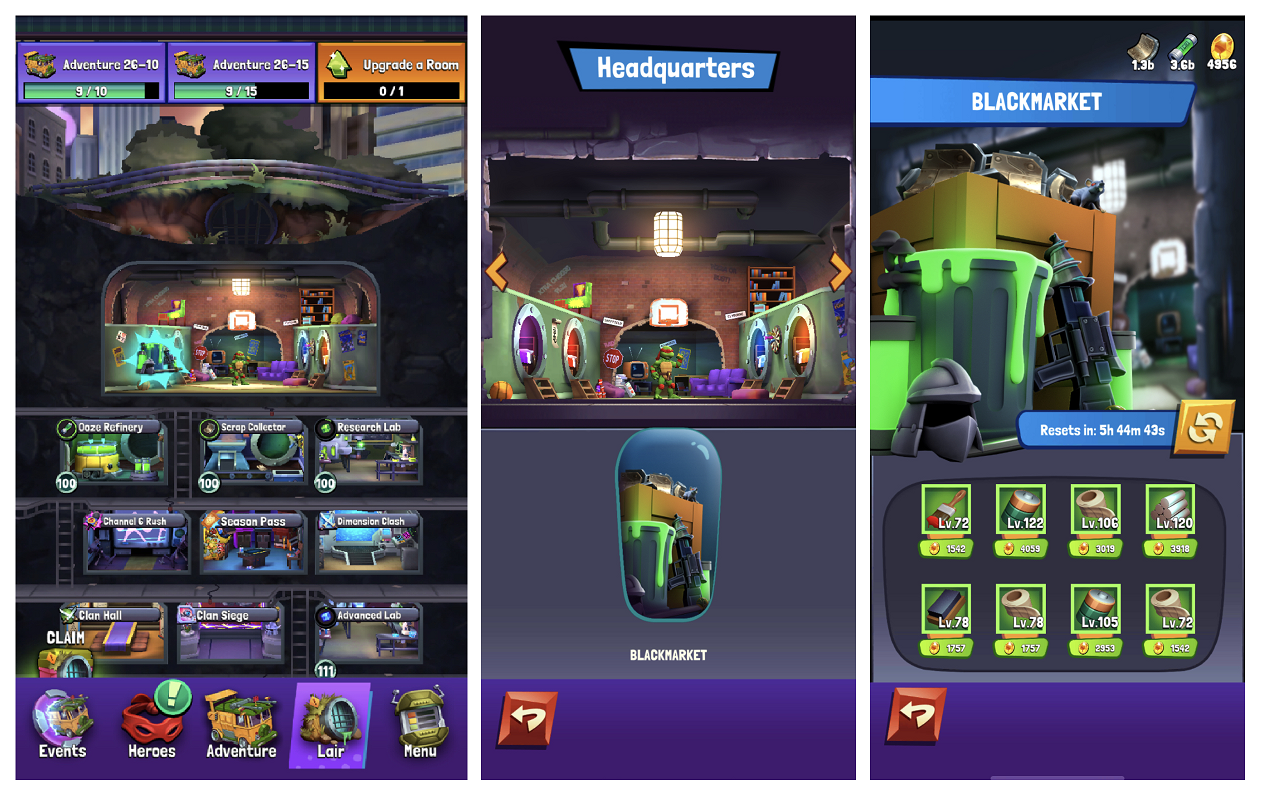 Black Market – TMNT: Mutant Madness Player Help Center