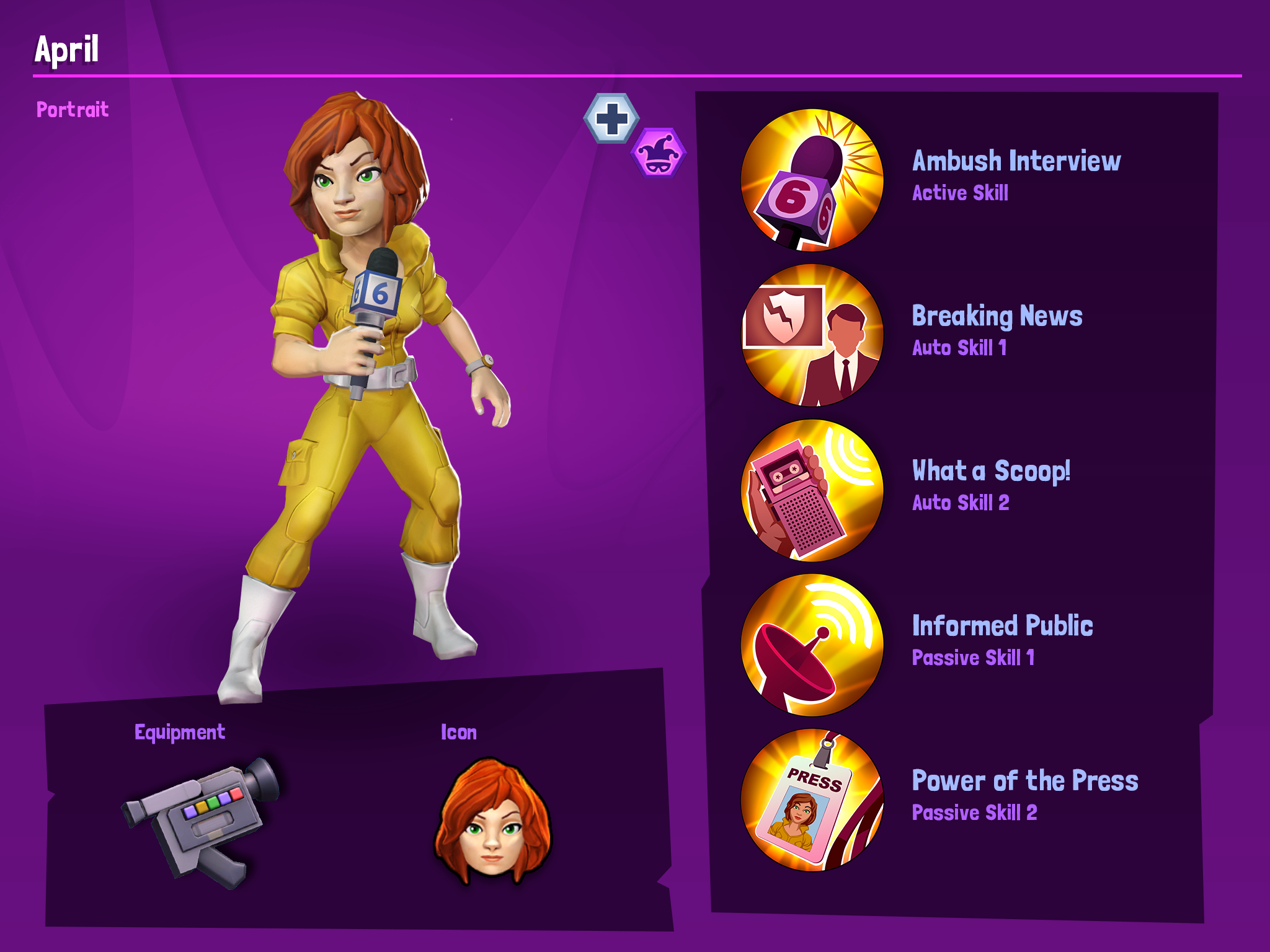 Roles – TMNT: Mutant Madness Player Help Center